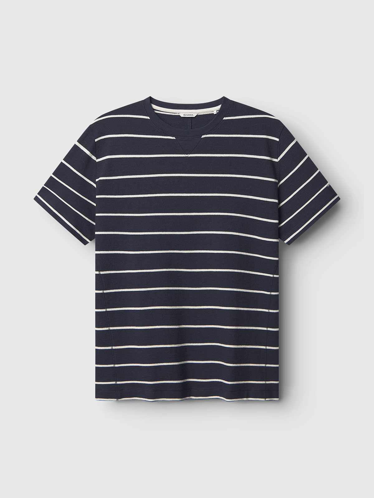 Dune Crepe Stripes SS GOTS - Navy Stripe – Gabba